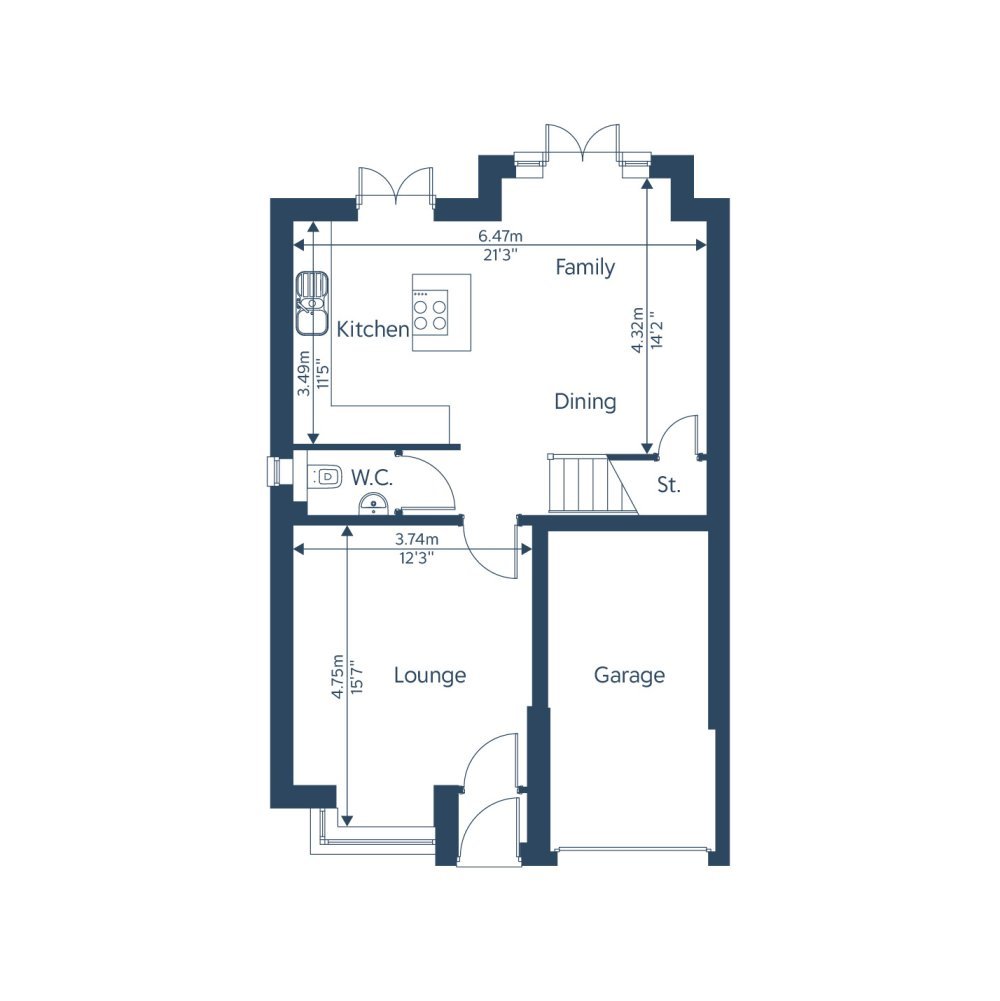 The Ashbury B | Waddicar Rise | Rowland Homes