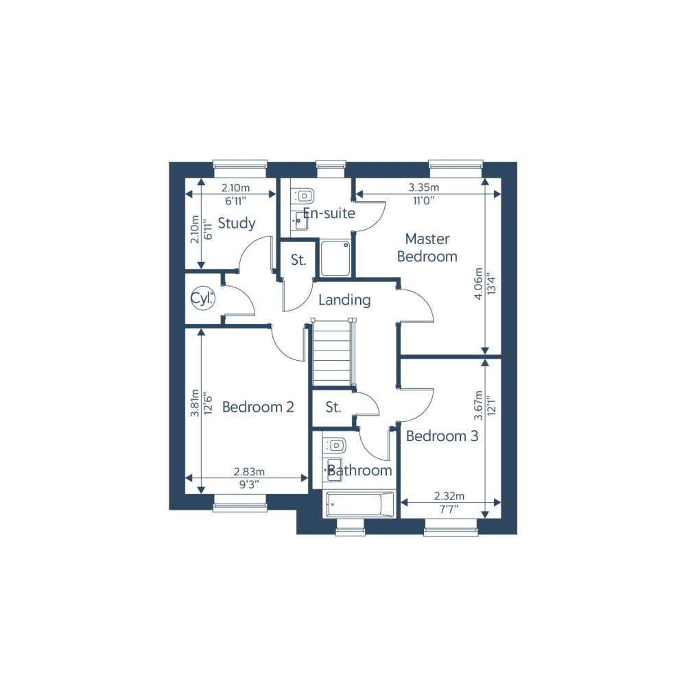 The Duxbury B | Waddicar Rise | Rowland Homes